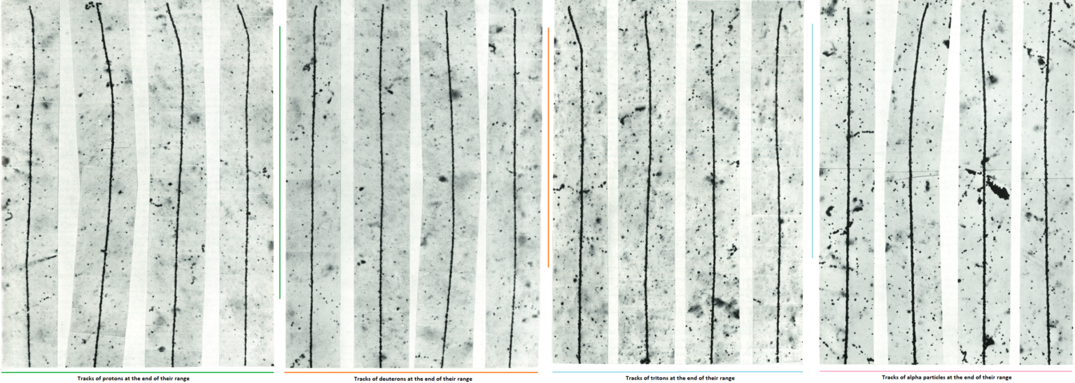Cloudylabs » Tracks of particles at the end of their range