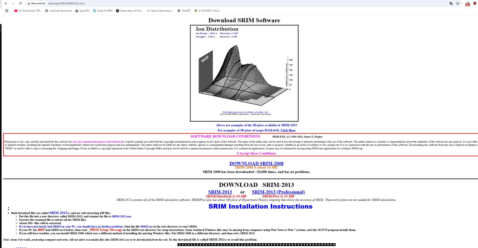 Cloudylabs » SRIM and Casino Save